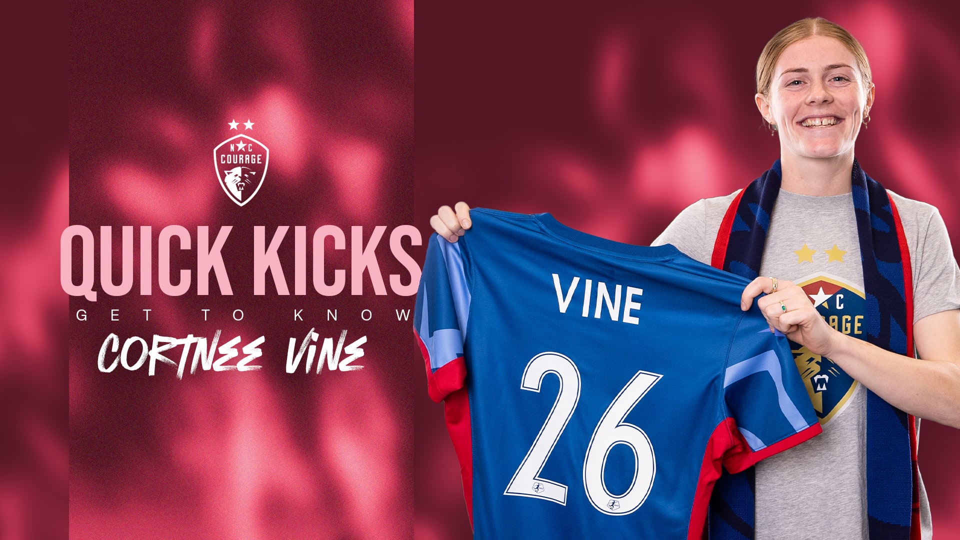 QUICK KICKS: Cortnee Vine | News - NC Courage