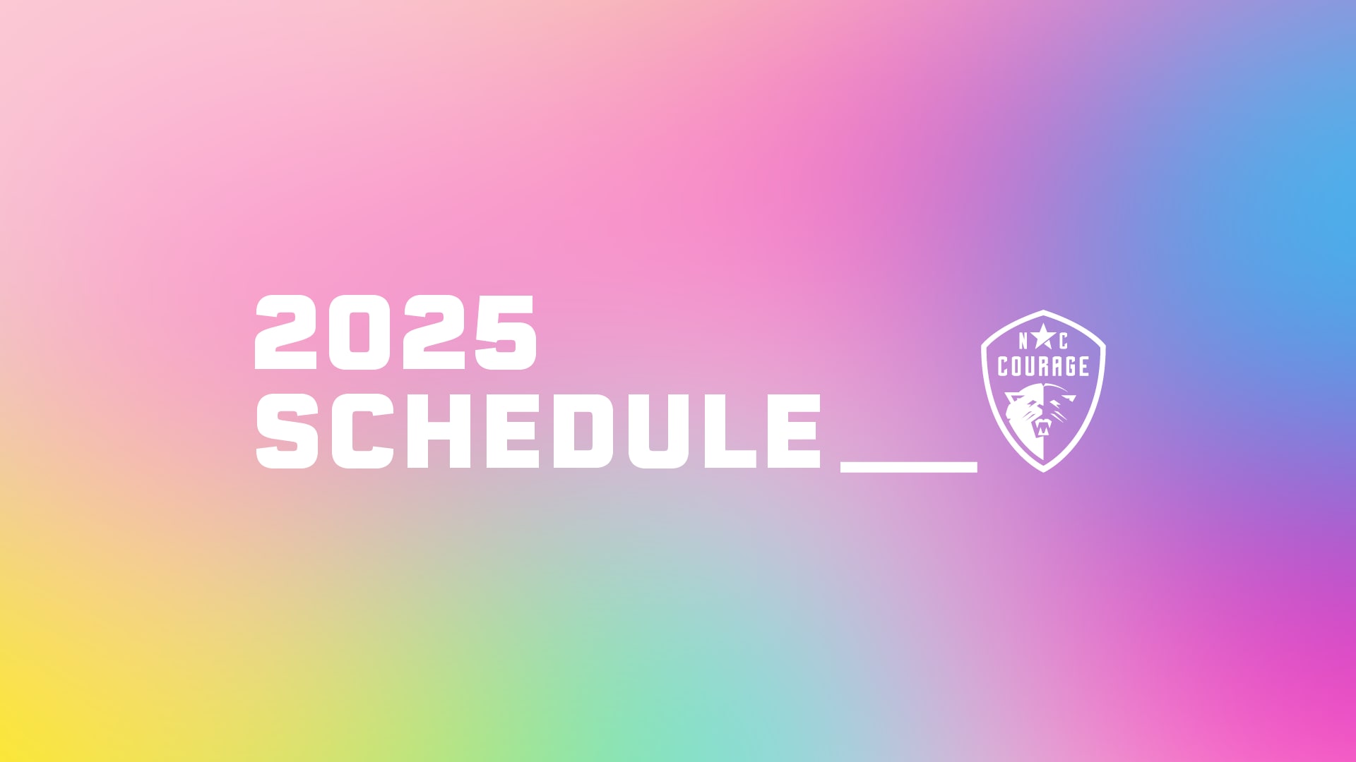 NC Courage announces 2025 NWSL Regular Season schedule | News - NC Courage