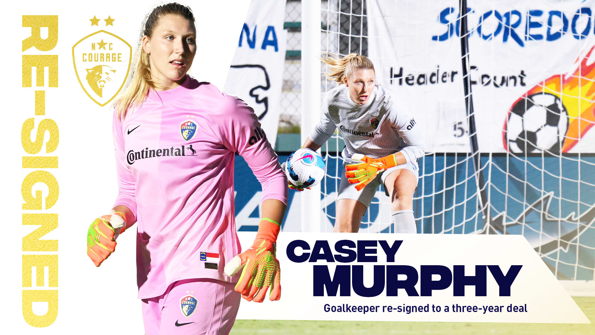Courage and Goalkeeper Casey Murphy agree to three-year contract | News - NC Courage