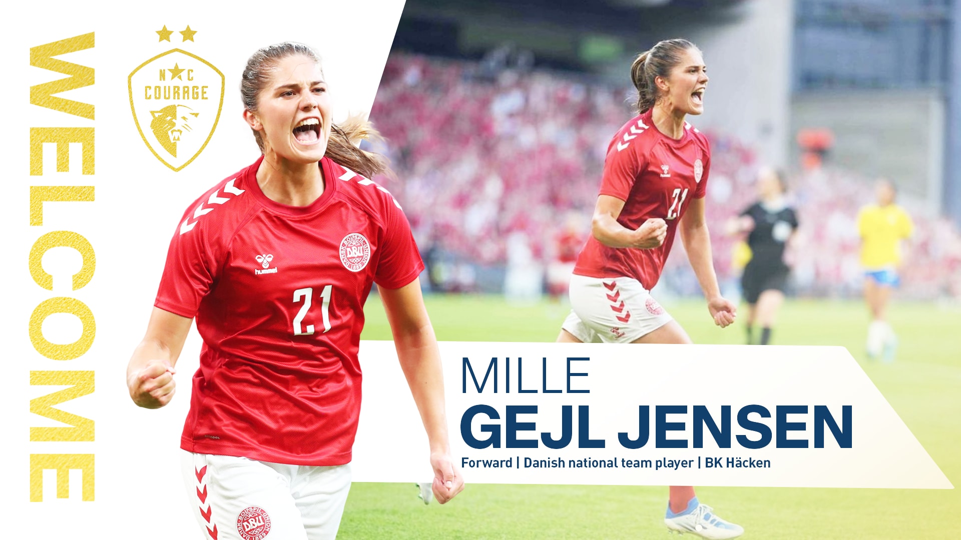 Courage sign Danish forward Mille Gejl Jensen | News - NC Courage