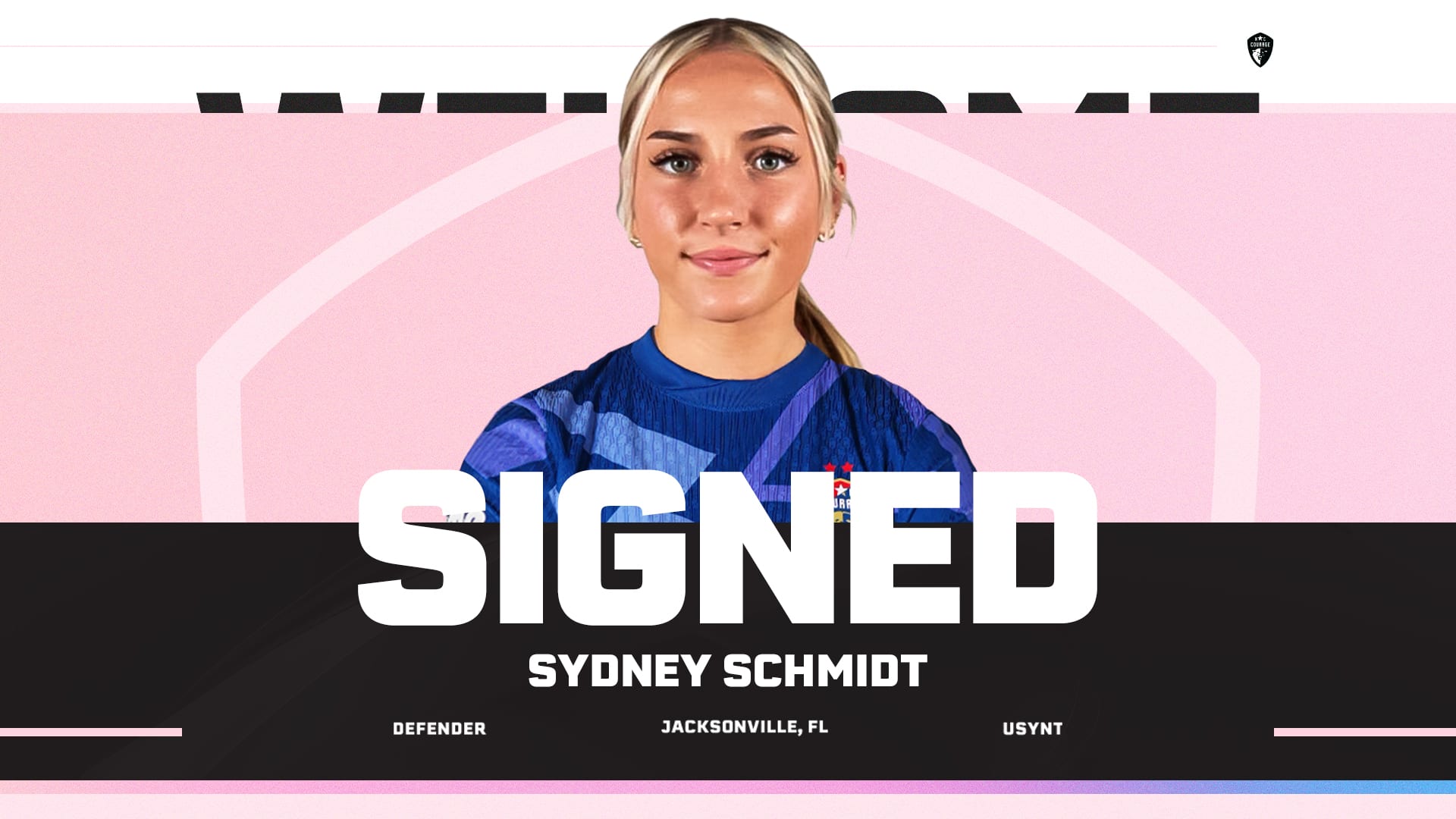NC COURAGE SIGN DEFENDER SYDNEY SCHMIDT THROUGH 2027 | NC COURAGE SIGN ...