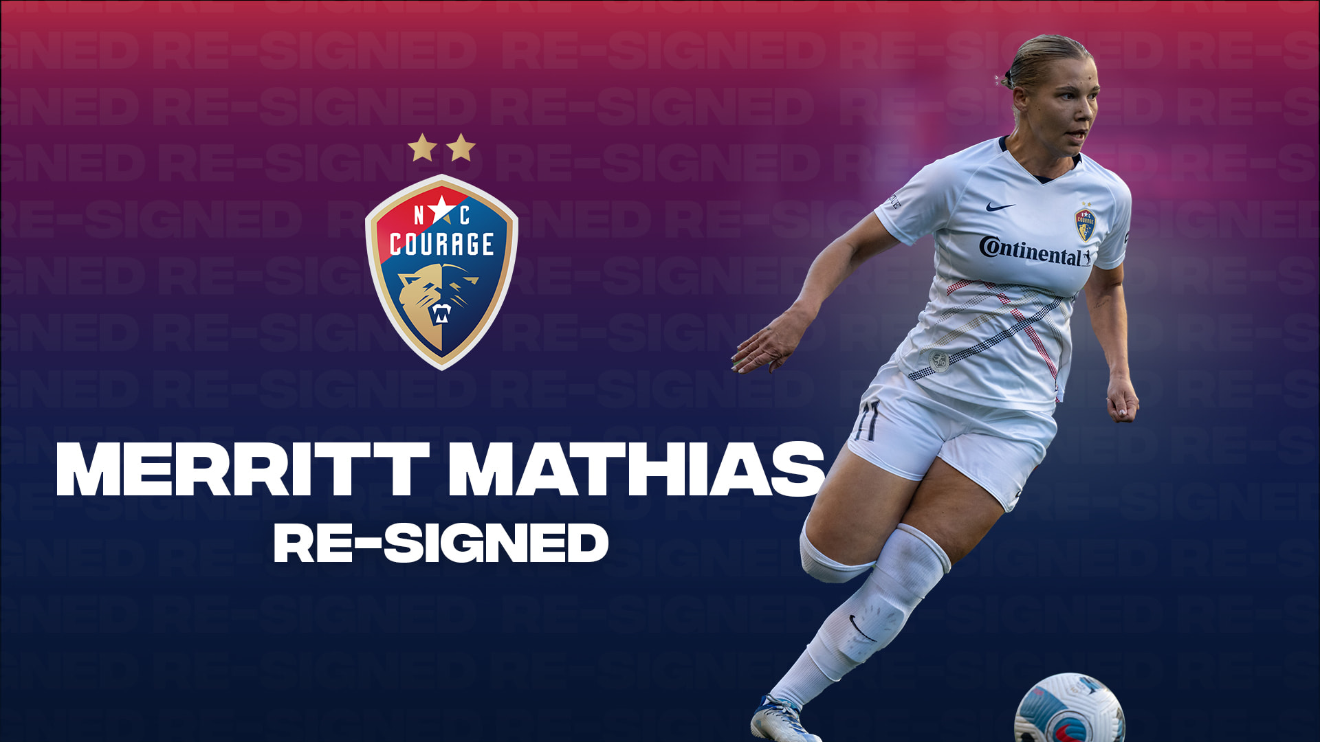 Merritt Mathias Signs Extension with NC Courage | News - NC Courage