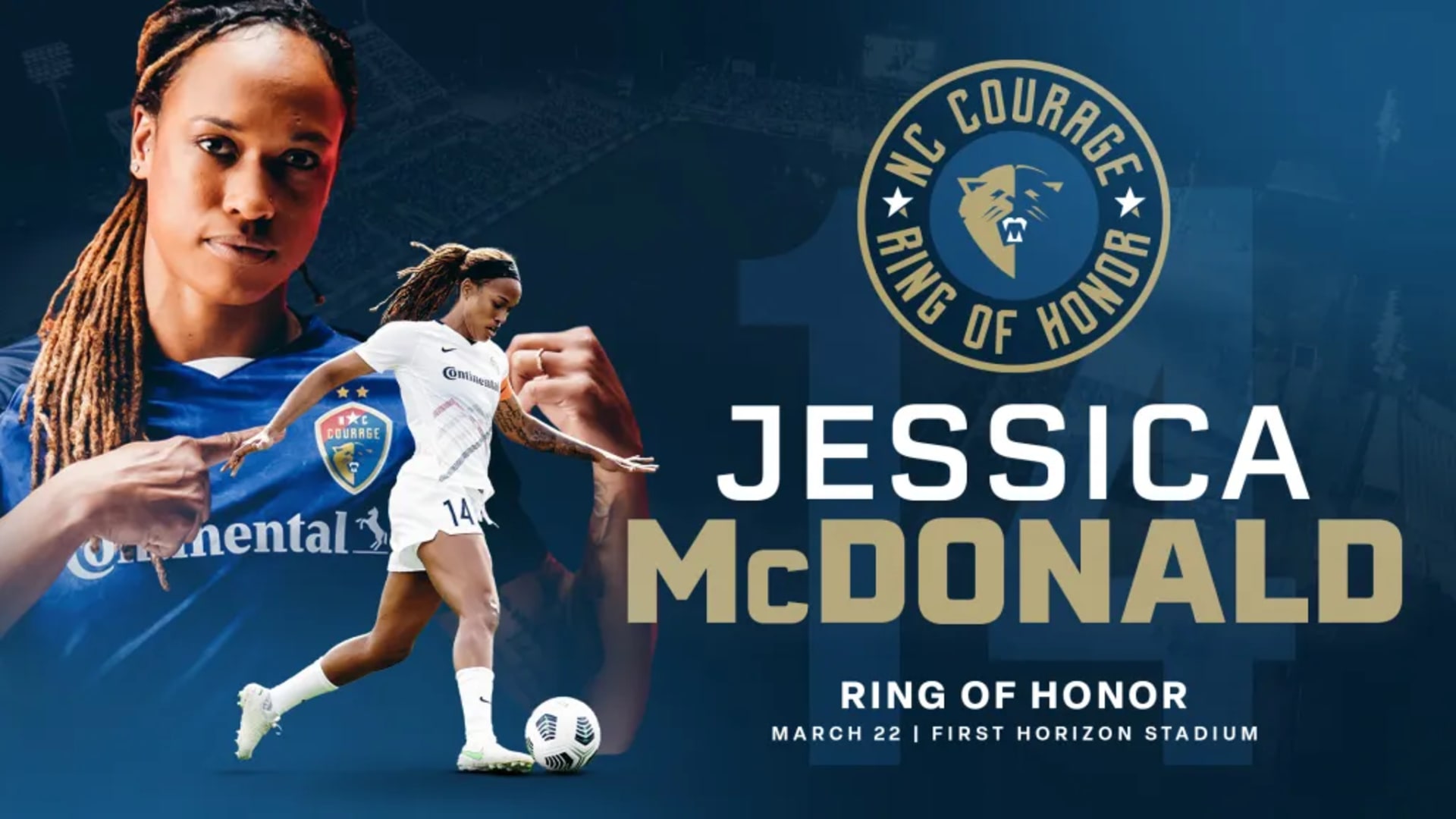 NC COURAGE ANNOUNCES JESSICA MCDONALD AS 2025 ‘RING OF HONOR’ INDUCTEE ...