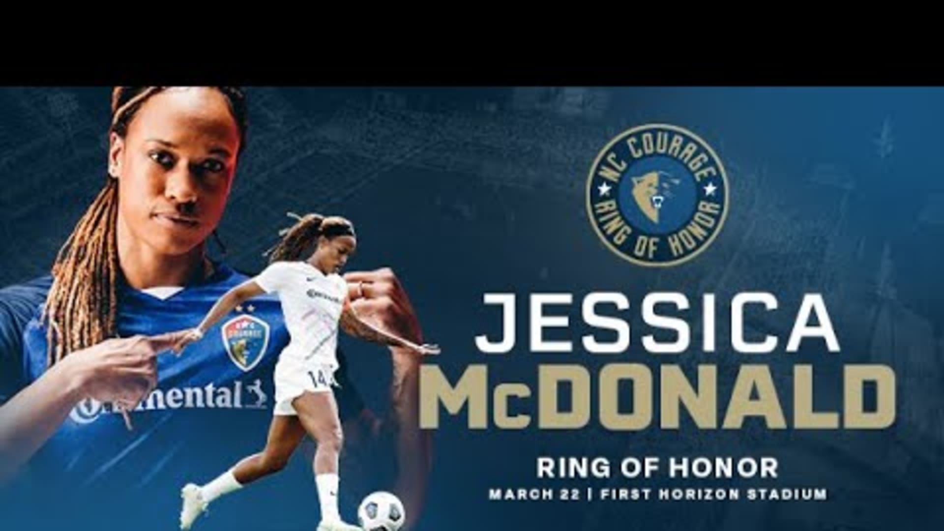 Jess McDonald joins the Ring of Honor | Videos - NC Courage