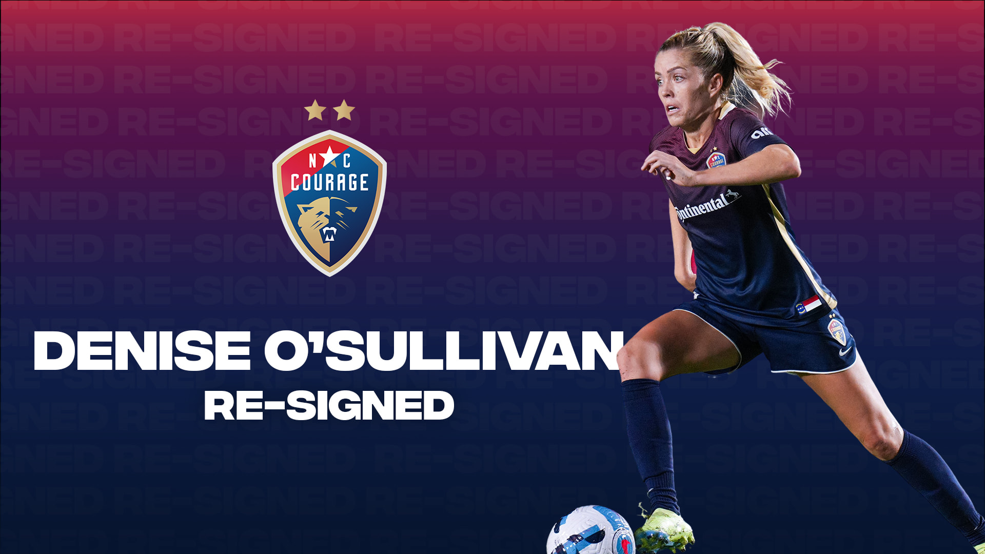 Denise O’Sullivan Signs Extension with NC Courage | News - NC Courage