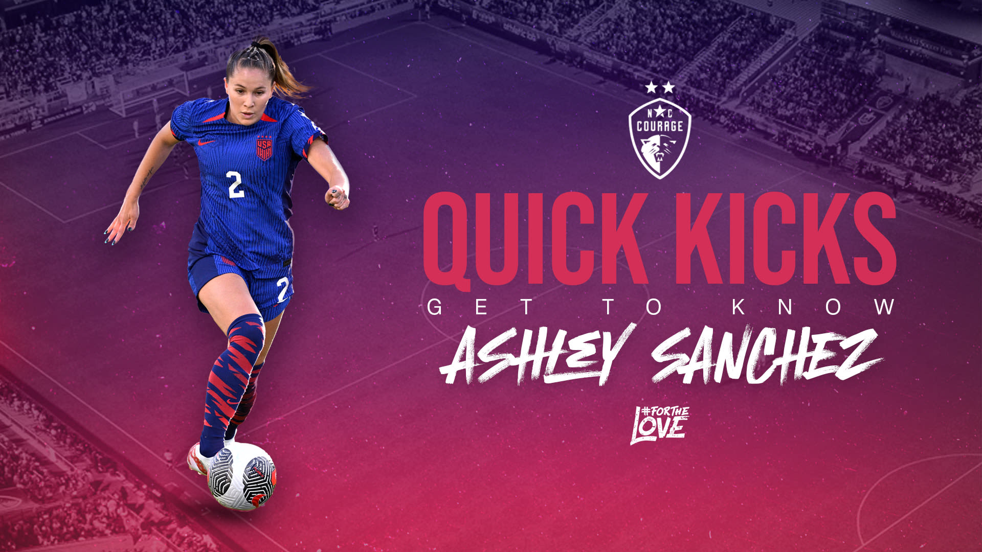 QUICK KICKS: Ashley Sanchez | News - NC Courage
