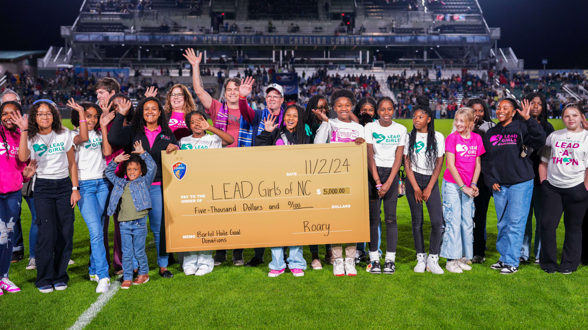 North Carolina Courage goals make impact in the community | News - NC ...