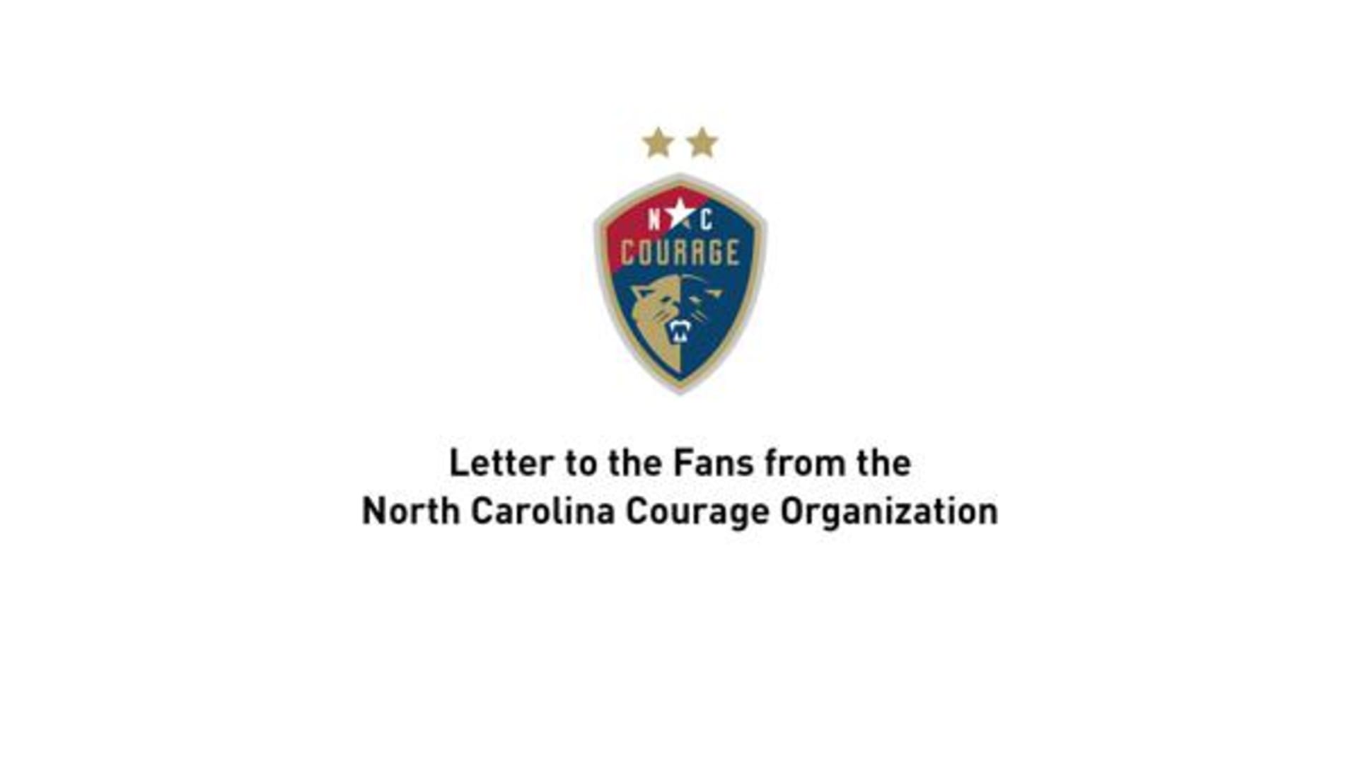 NC Courage Statement Following Recent Signing | News - NC Courage