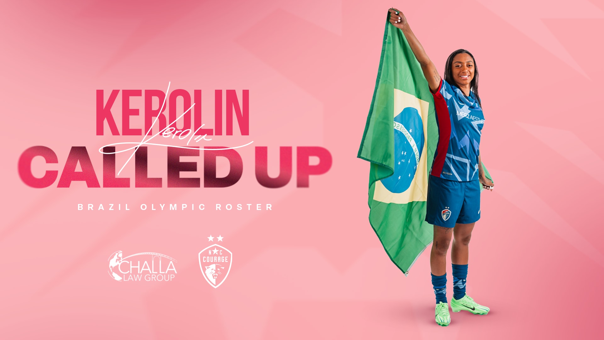Kerolin Nicoli named to Brazilian Olympic roster | News - NC Courage