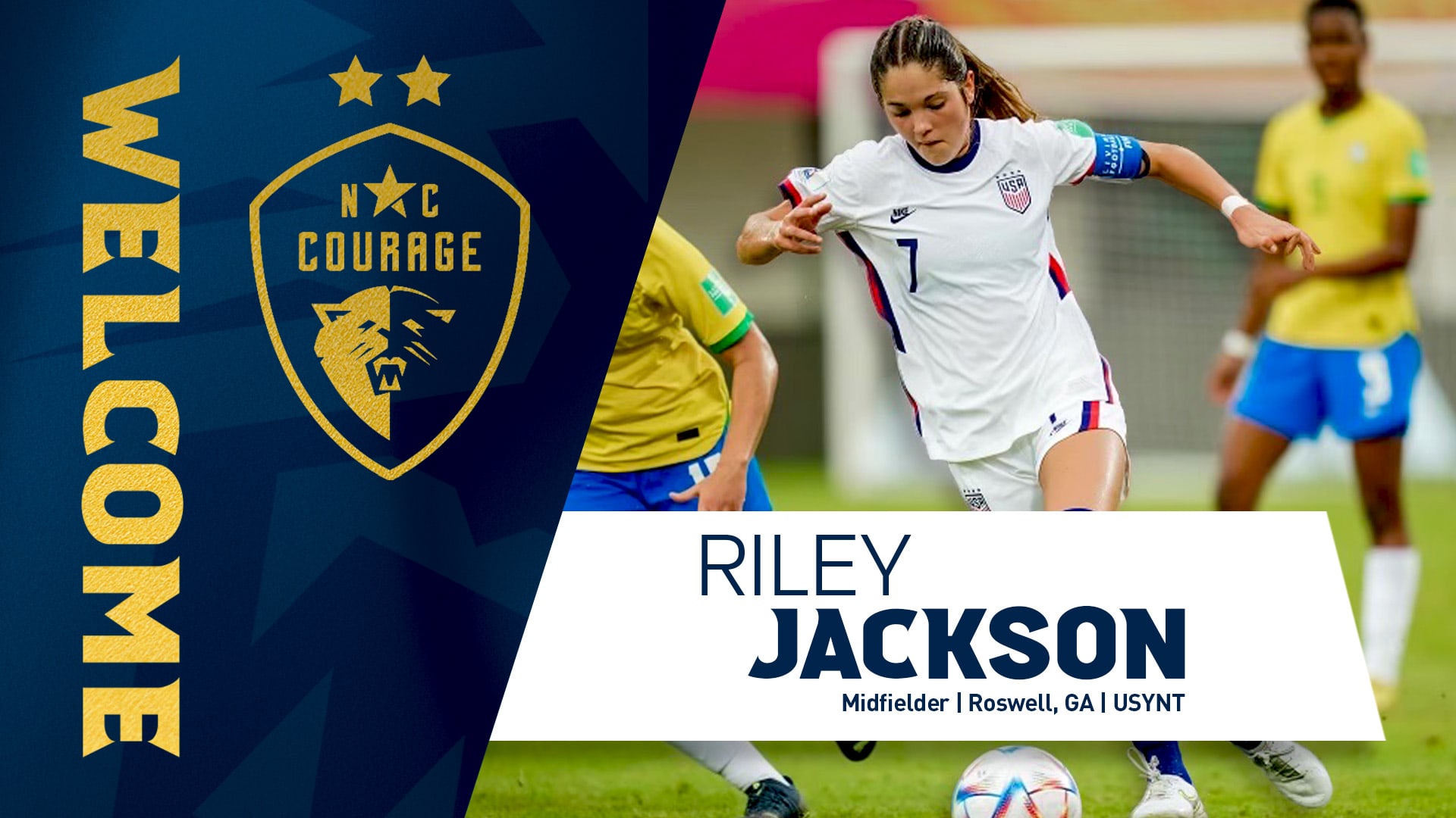 Courage sign 17-year-old USYNT star midfielder Riley Jackson | News ...